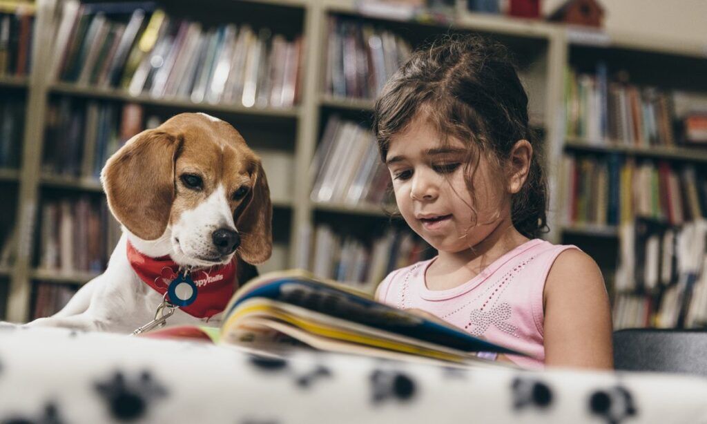 Reading to the Dogs at Southampton Library - Bucks County Parent