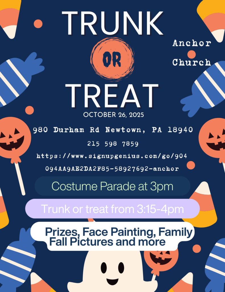 Newtown Trunk Or Treat at The Anchor Church and Circle of Friends ...